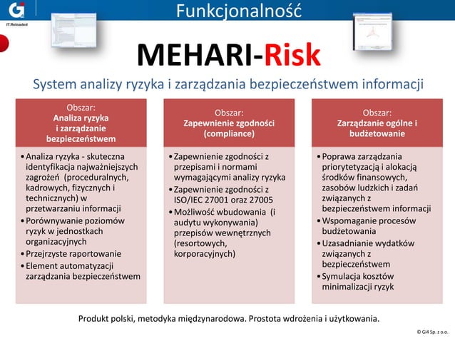 MEHARI-Risk - oprogramowanie do analizy ryzyka w bezpieczeństwie ...
