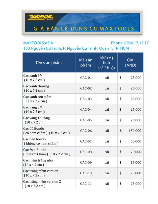 MaxTools Catalogue - Page 1 | PDF