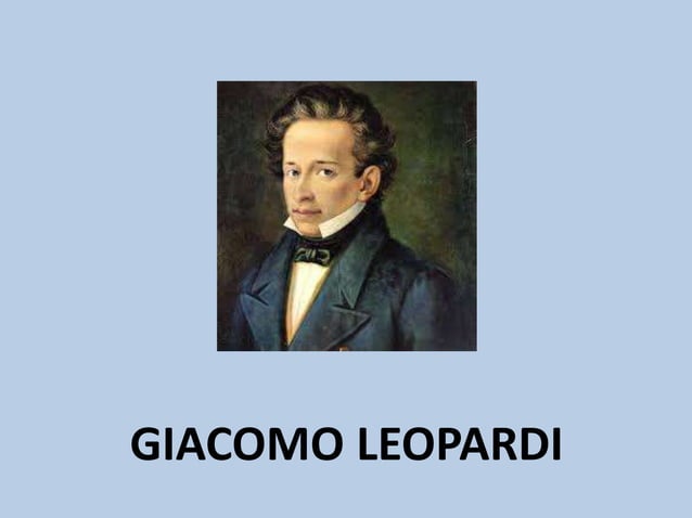Giacomo leopardi | PPTX