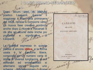 Giacomo Leopardi - pessimismo | PPTX