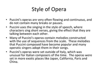 Giacomo Puccini | PPT