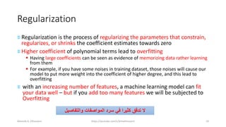 Lecture 19 chapter_4_regularized_linear_models | PPT