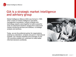 Global Intelligence Alliance | PPT