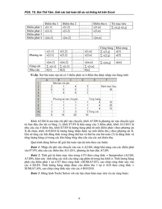 Giai Bai Toan Toi Uu Bang Excel | PDF