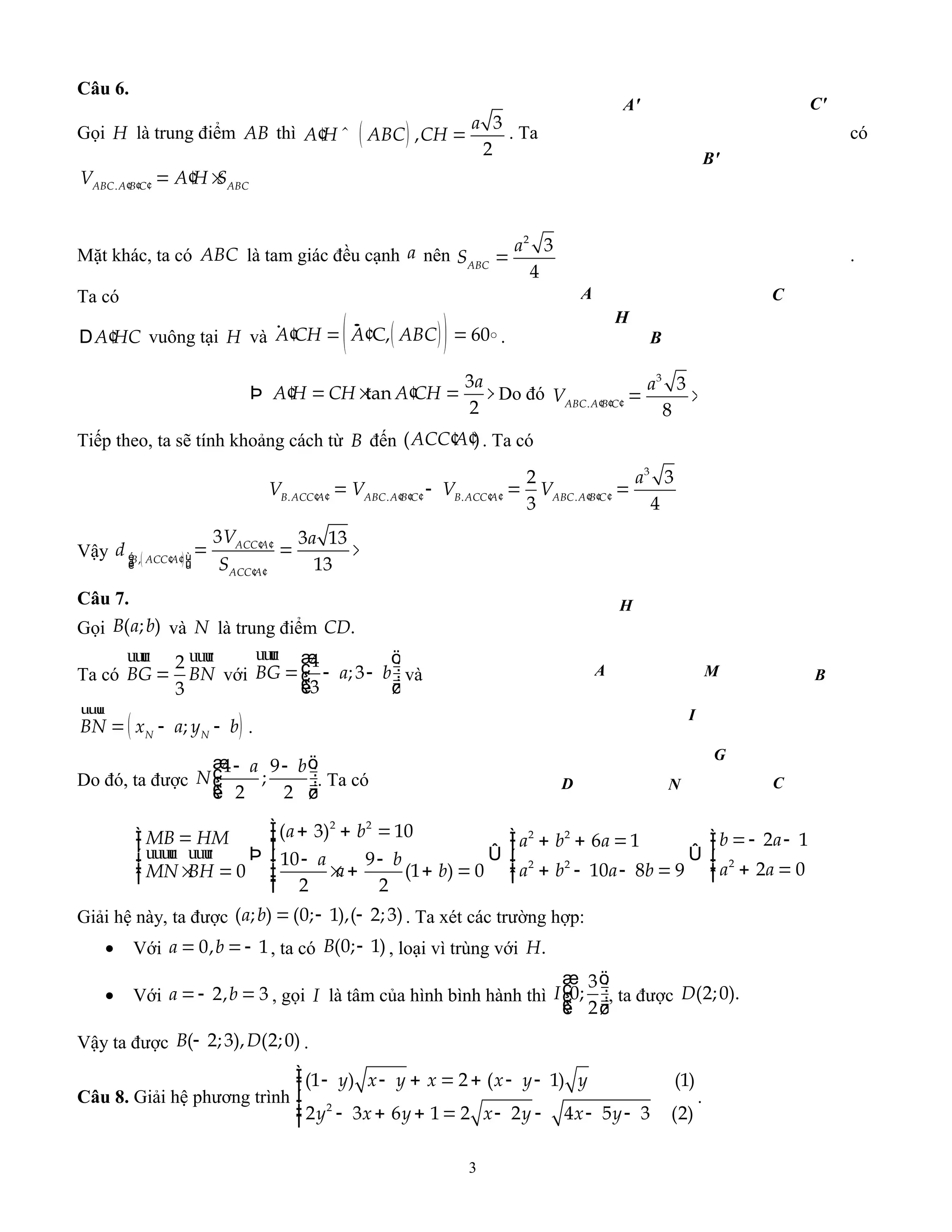 Giai chi tiet de toan khoi b 2014 | PDF