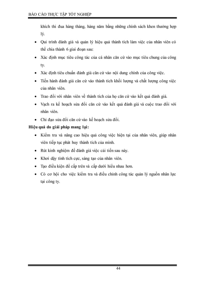 Giải pháp nâng cao hiệu quả quản trị nguồn nhân lực tại công ty | DOC