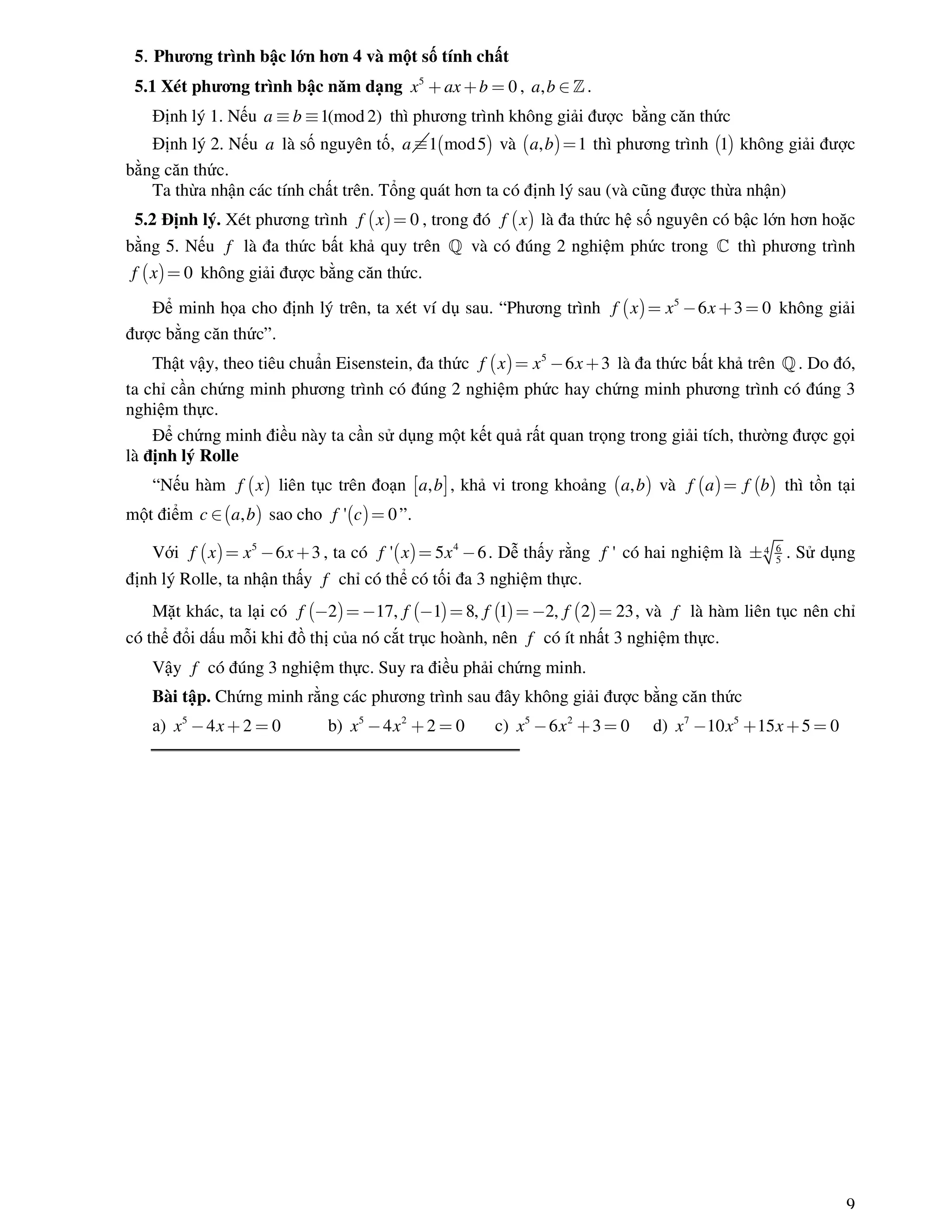 Giai phuong trinh bac cao(thay nguyen) | PDF