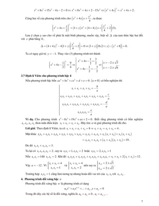 Giai phuong trinh bac cao(thay nguyen) | PDF