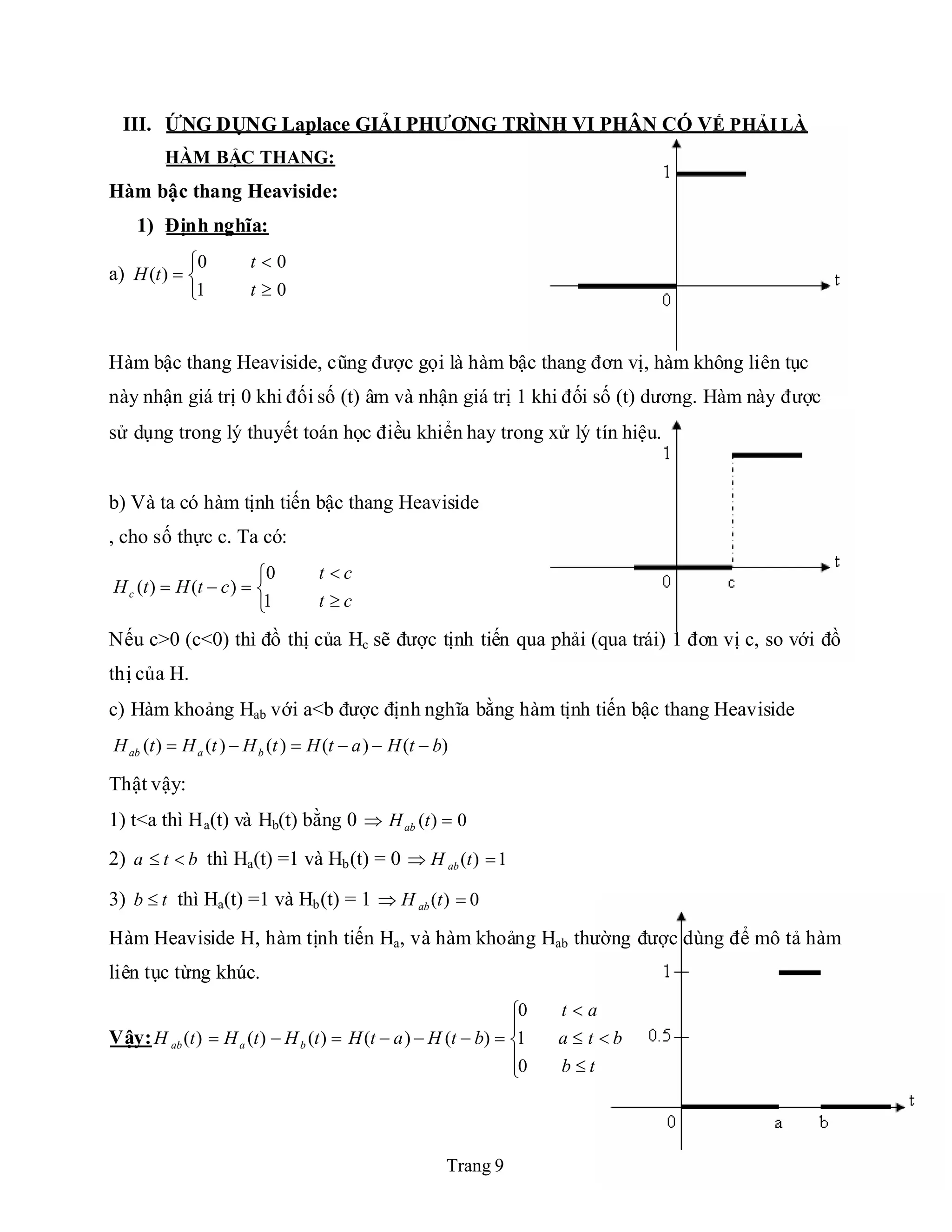 Giai phuong trinh vi phan bang bien doi laplace | PDF