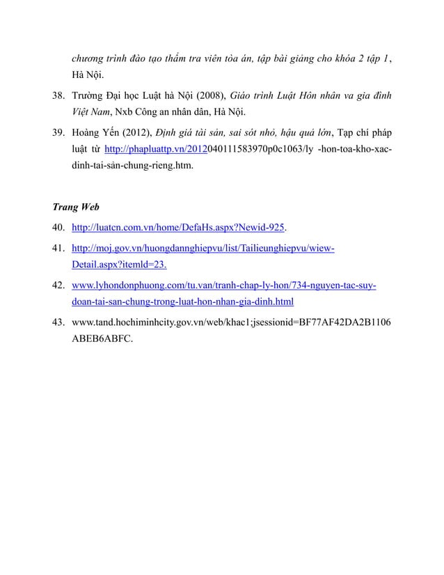 Giải quyết tranh chấp về chia tài sản chung của vợ chồng khi ly hôn | PDF