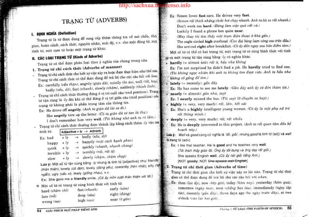 Giai thich ngu phap tieng anh mai-lan-huong | PPT