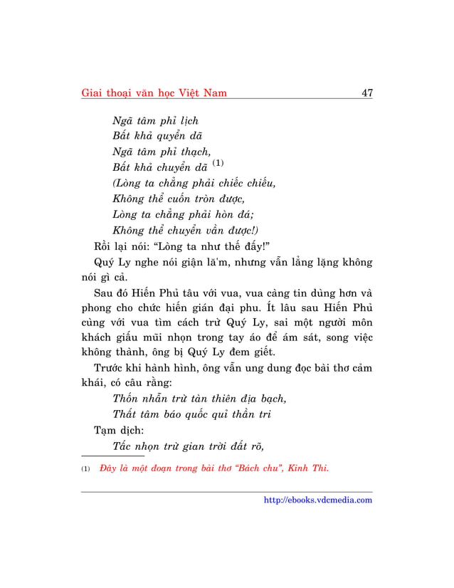 Giai thoai van hoc viet nam phan 1 | PDF