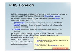 Gianfrasoft Corso Di Php Parte 3 | PPT
