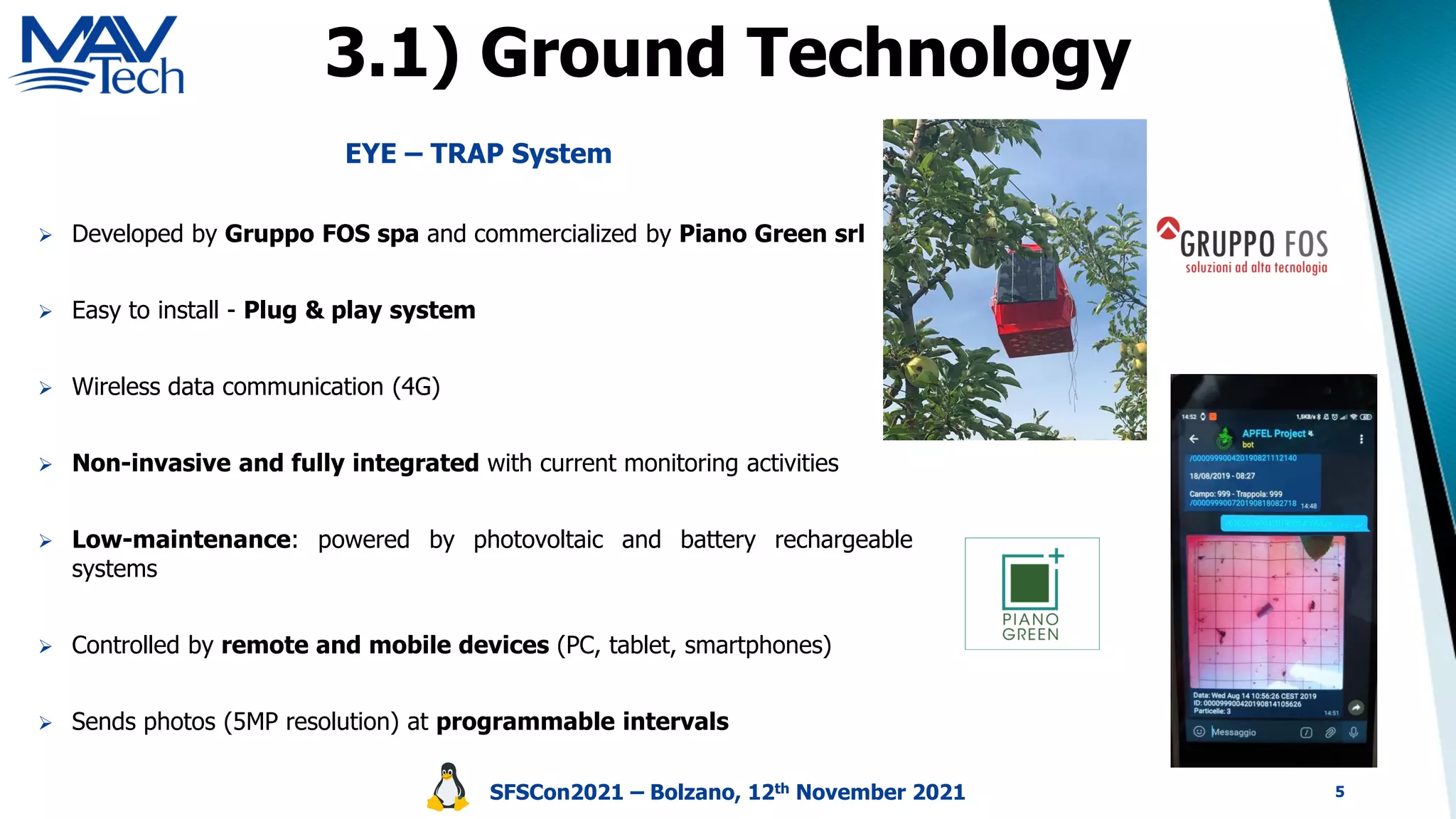 SFScon21 - Gianluca Ristorto - droneONtrap project – Integration of ...