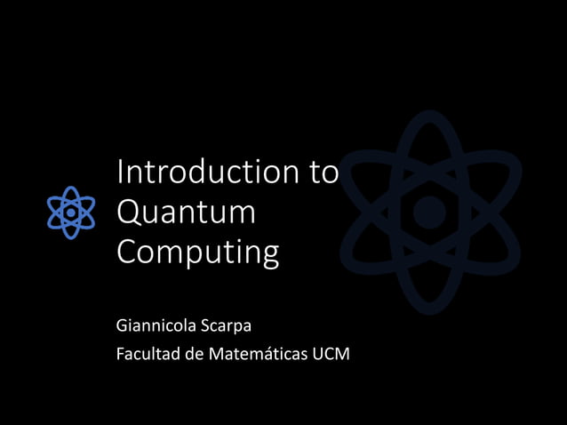 A short introduction to Quantum Computing and Quantum Cryptography | PPT