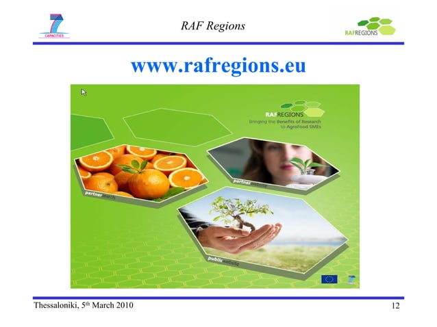 The RAF Regions project and beyond | PPT