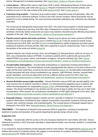 Gianotti-Crosti syndrome vs PPGSS syndrome | PDF