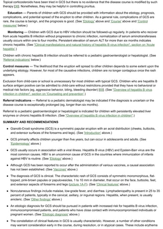 Gianotti-Crosti syndrome vs PPGSS syndrome | PDF