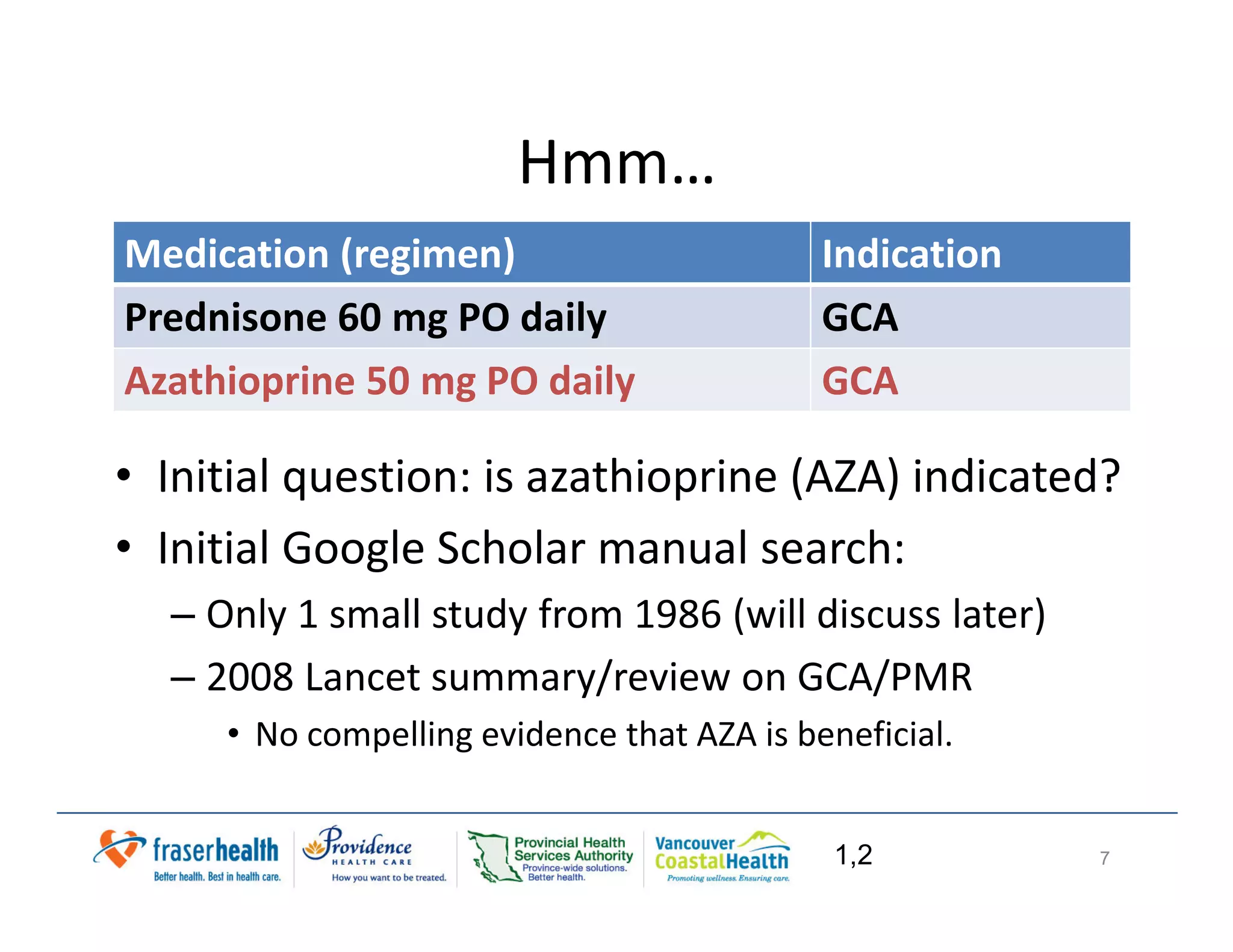 Giant-Cell Arteritis: What's the evidence for steroid-sparing therapies ...