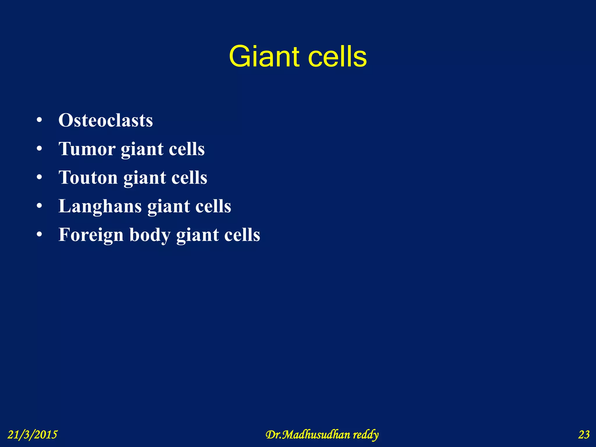 Giant cell formation and function ppt | PPTX