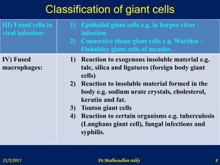Giant cell formation and function ppt | PPTX