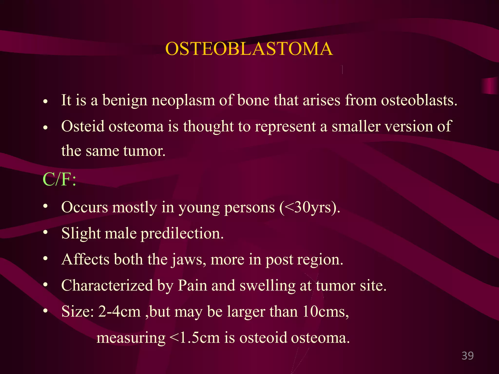Giant cell lesions of the jaws | PPTX