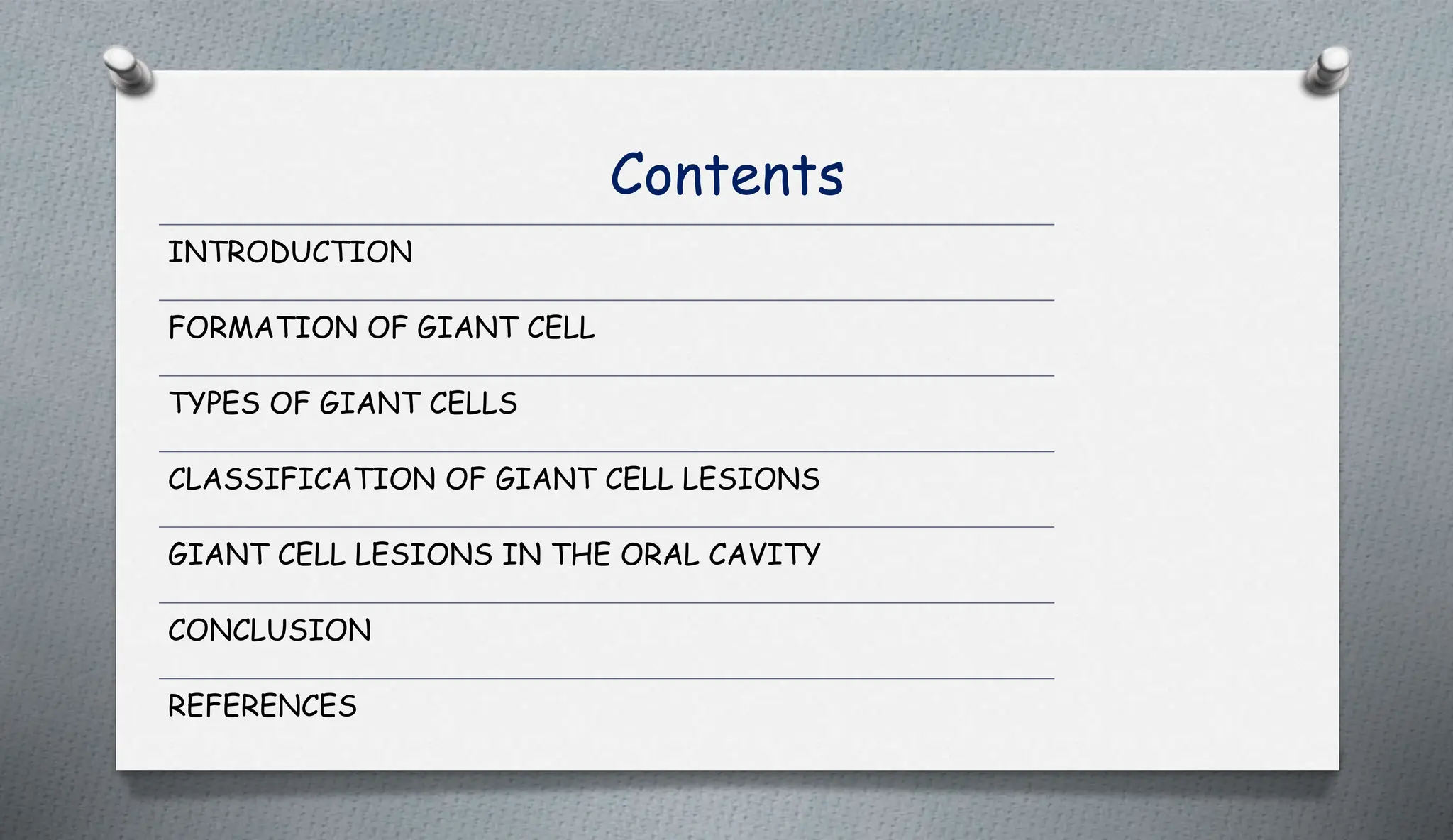Giant cell lesions in maxillofacial region from cawson essential of ...