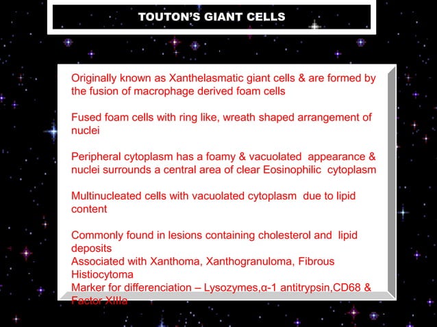 Giant cells | PPTX | Biological Sciences | Science