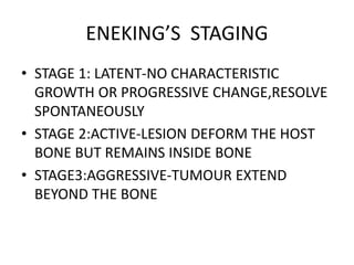 Giant cell tumor of bone | PPTX