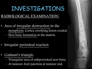 Giant cell tumour And Osteosarcoma | PPTX