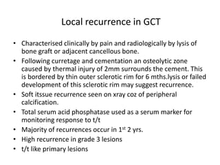Giant cell tumour of bone | PPT | Cancer | Diseases and Conditions