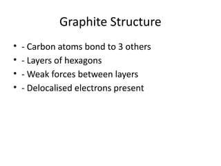 Understanding Giant Covalent Structures: Diamond, Graphite, and Silicon ...