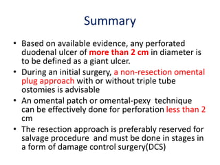 Giant Duodenal perforation Management.pptx