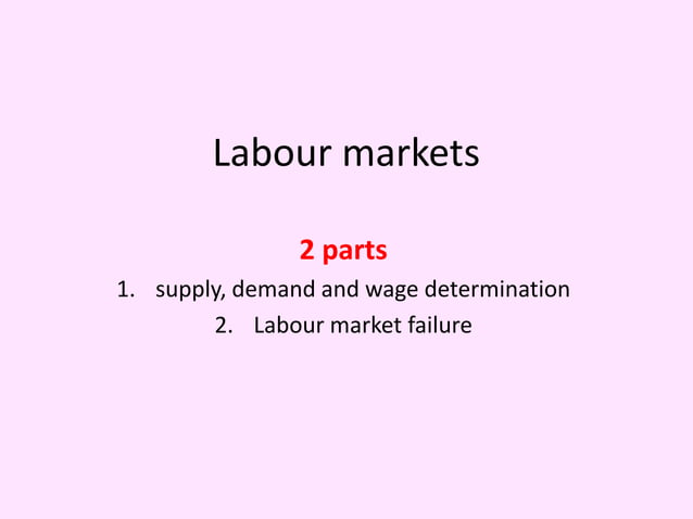 Giant labour market powerpoint | PPTX | Economy | Business and Finance