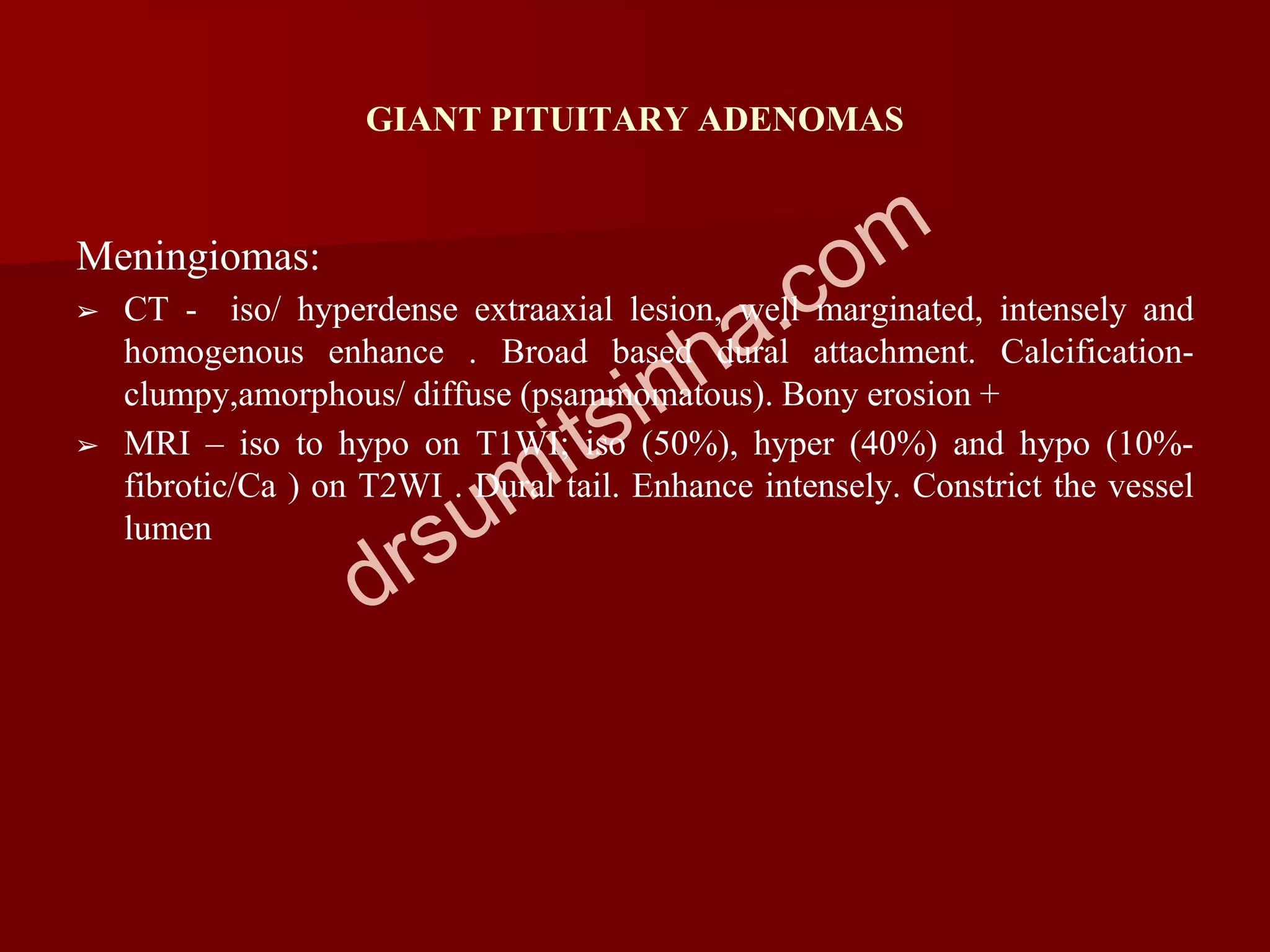 Giant pituitary adenomas.ppt | Endocrine and Metabolic Diseases ...