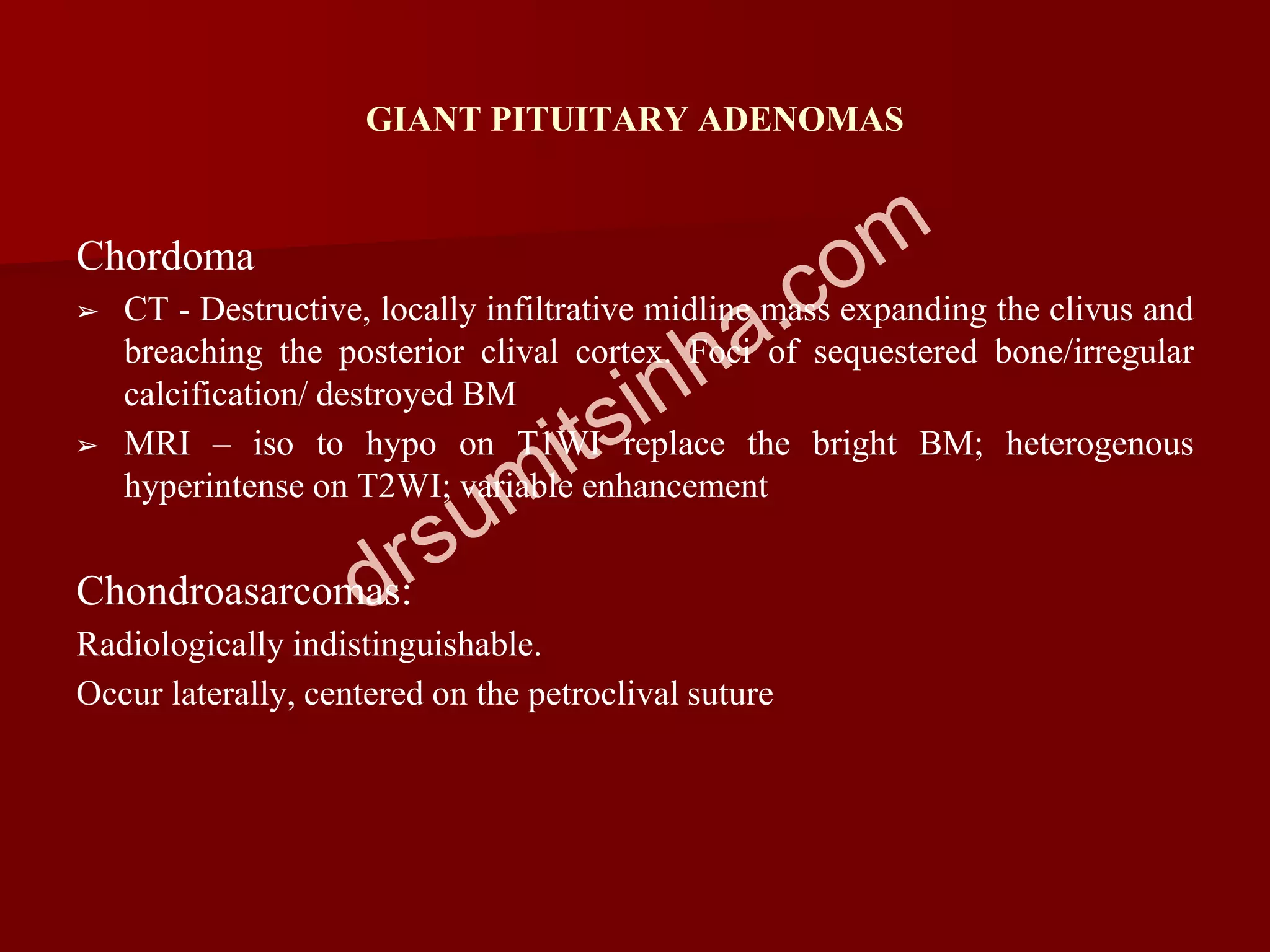 Giant pituitary adenomas.ppt | Endocrine and Metabolic Diseases ...