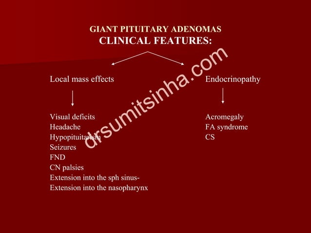 Giant pituitary adenomas.ppt | Endocrine and Metabolic Diseases ...
