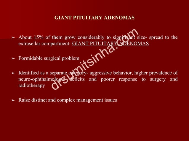 Giant pituitary adenomas.ppt | Endocrine and Metabolic Diseases ...