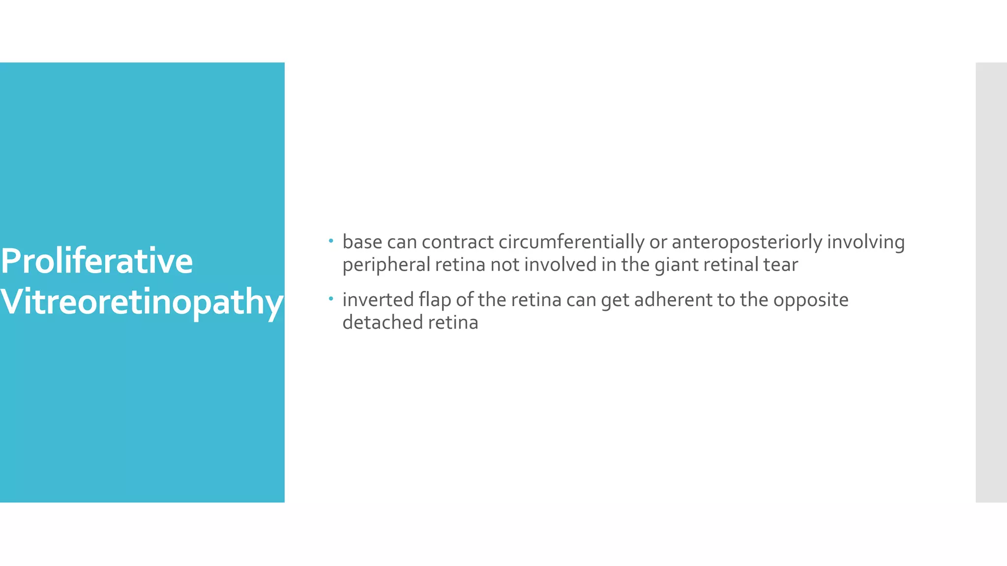Giant retinal tear | PPTX