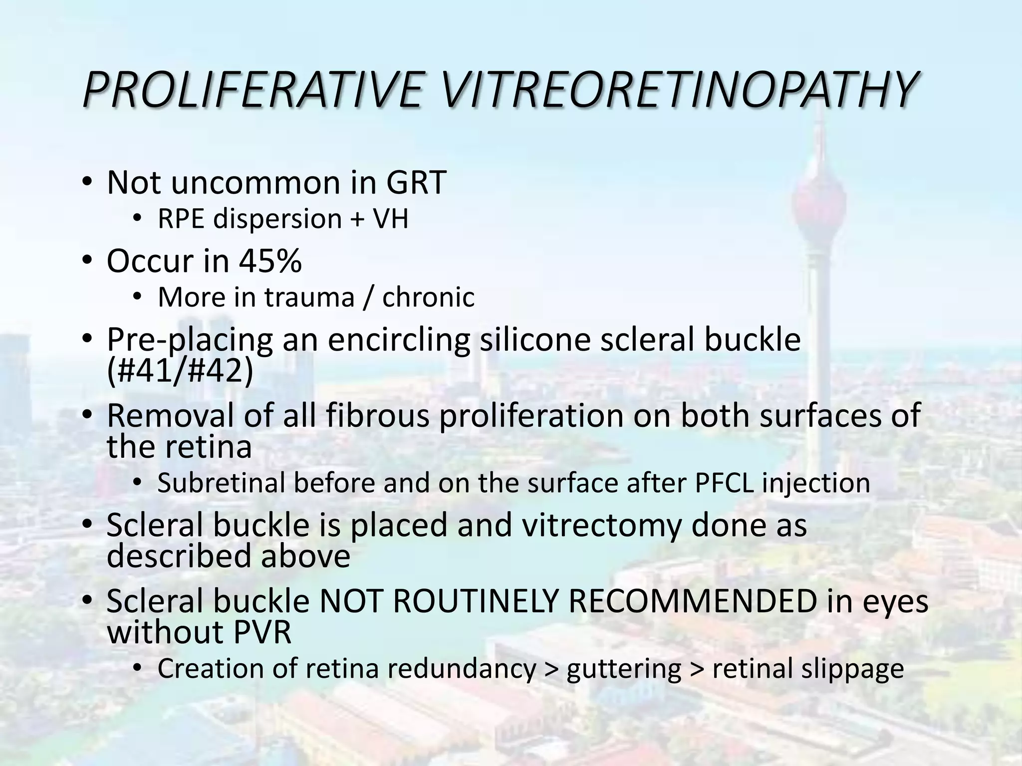 Giant Retinal Tears | PPTX