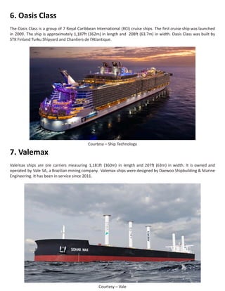 Giants of the Seas: The Biggest Ships in the World | PDF