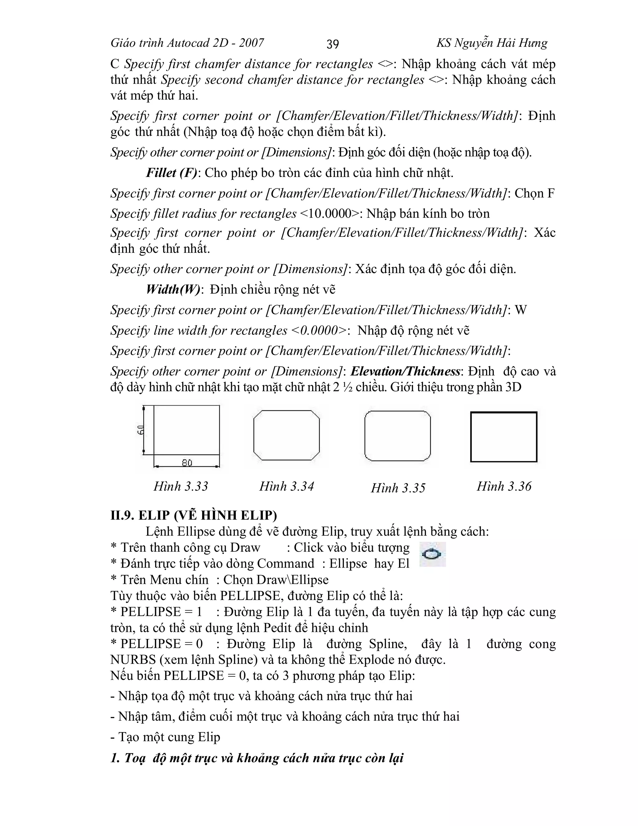Giáo trình Autocad 2007 full Tiếng Việt | PDF