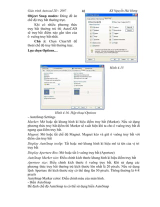 Giáo trình Autocad 2007 full Tiếng Việt | PDF