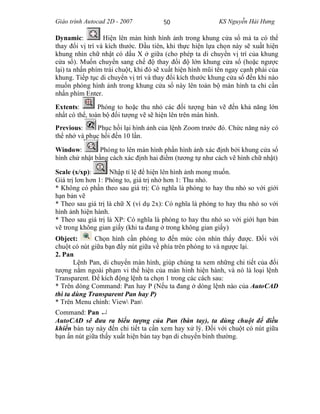 Giáo trình Autocad 2007 full Tiếng Việt | PDF
