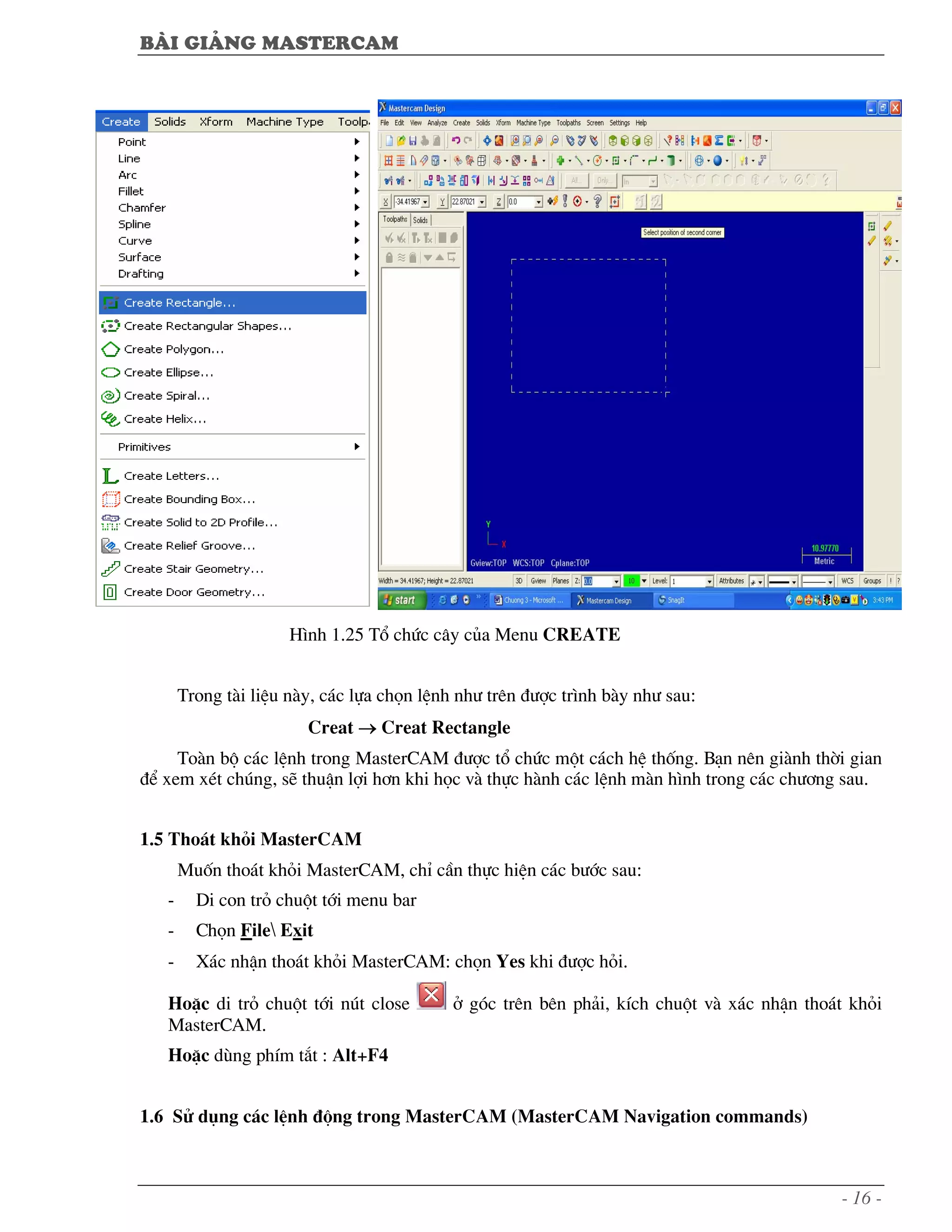 Giáo trình mastercam x5, x7, x9, x10 tiếng việt chi tiết | PDF