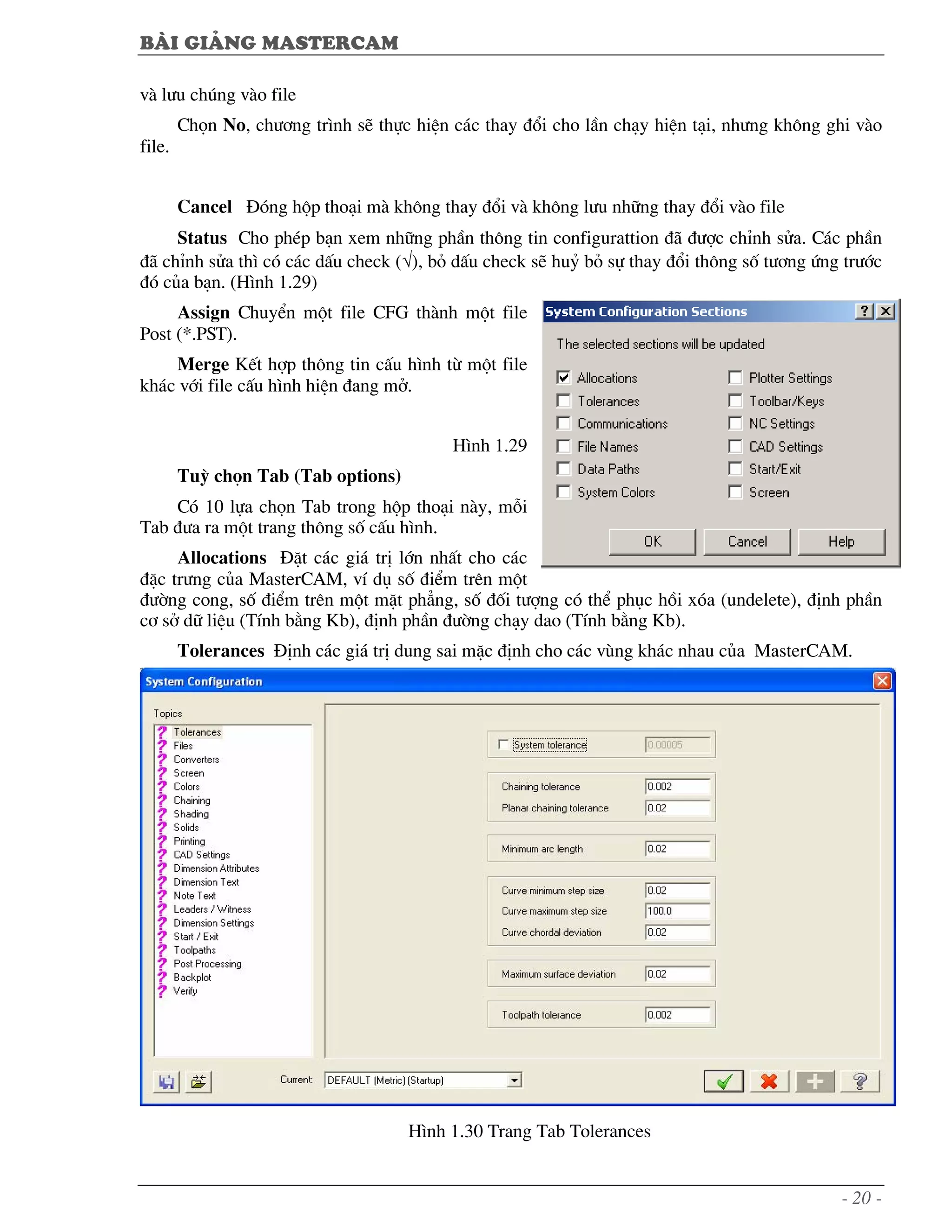 Giáo trình mastercam x5, x7, x9, x10 tiếng việt chi tiết | PDF