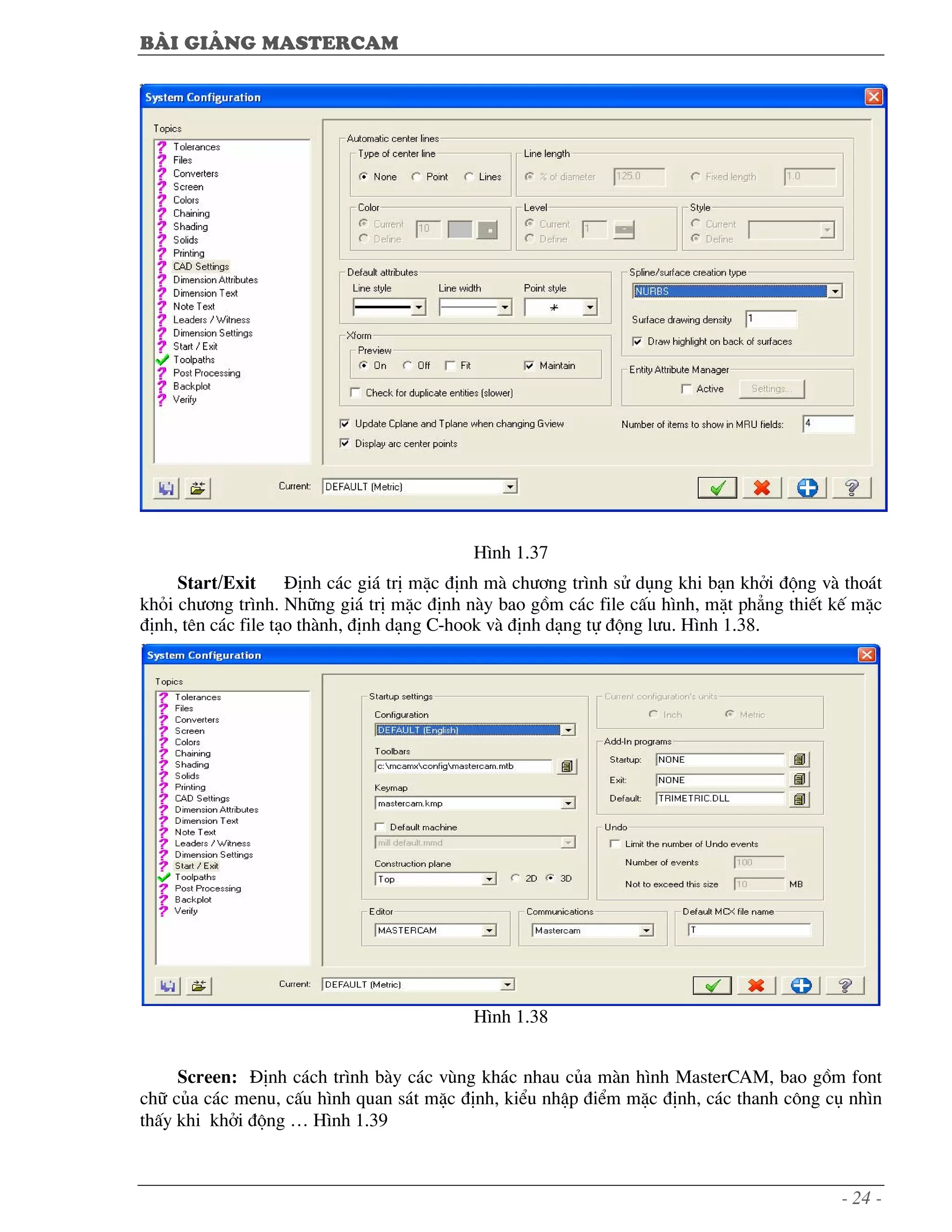 Giáo trình mastercam x5, x7, x9, x10 tiếng việt chi tiết | PDF