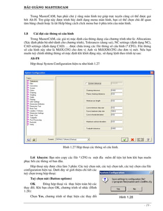 Giáo trình mastercam x5, x7, x9, x10 tiếng việt chi tiết | PDF