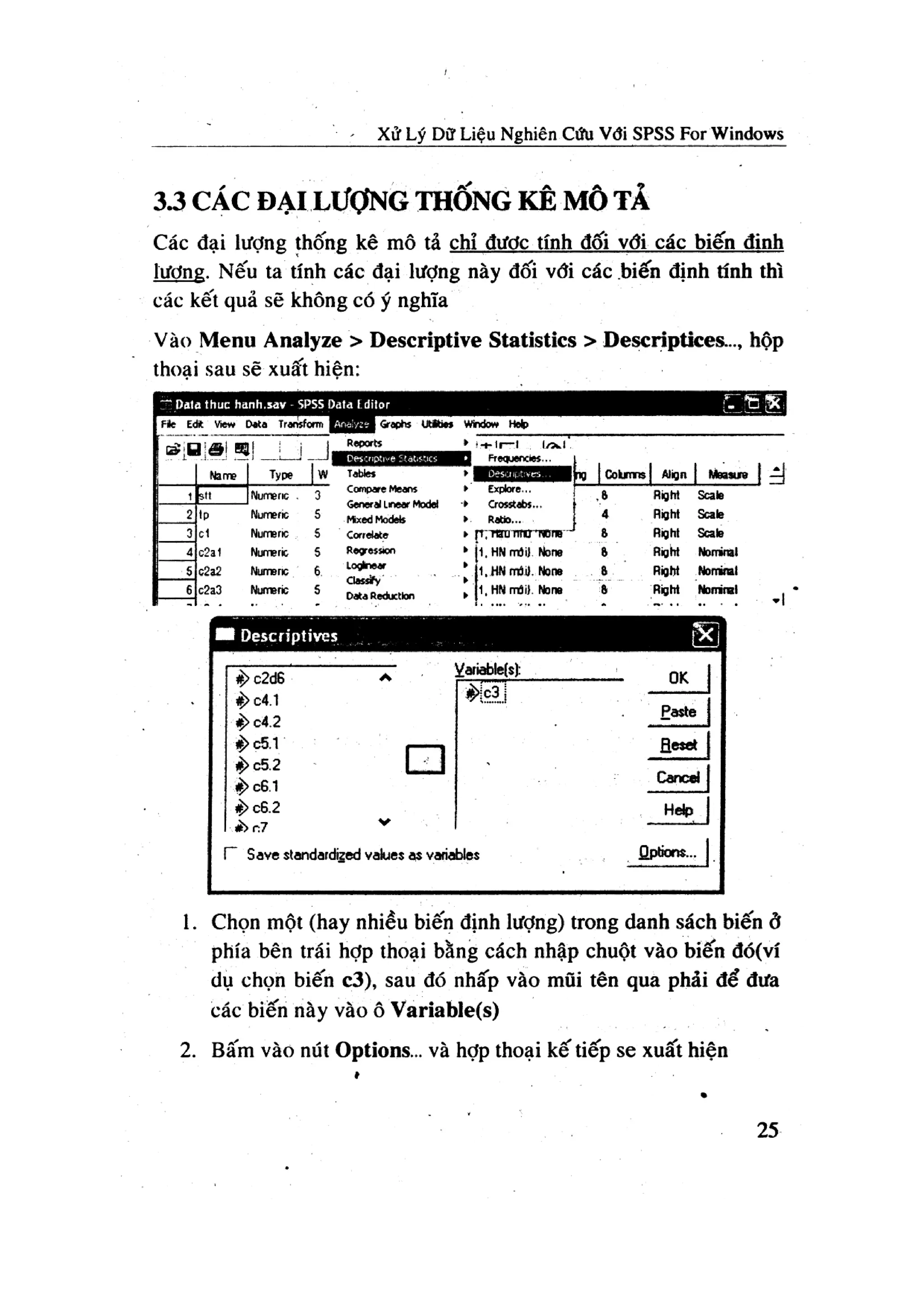 Giao trinh-xu-ly-du-lieu-nghien-cuu-voi-spss-for-windows | PDF