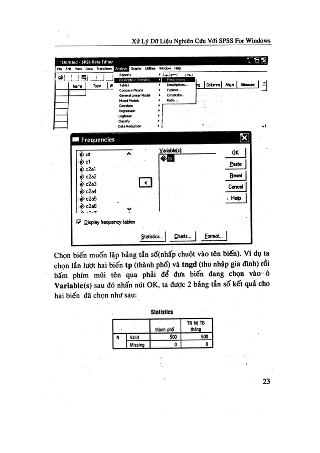 Giao trinh-xu-ly-du-lieu-nghien-cuu-voi-spss-for-windows | PDF